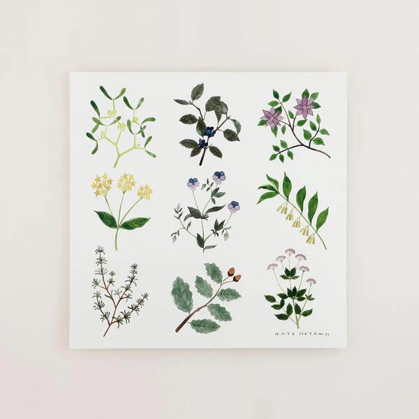 a good view PLANTS 30x30cm 北欧 アートポスター 国内外の優れたアート作品をキュレーションするa good viewのコレクション。 テキスタイルメーカー、QUARTER REPORTがスタートさせたアートポスター...