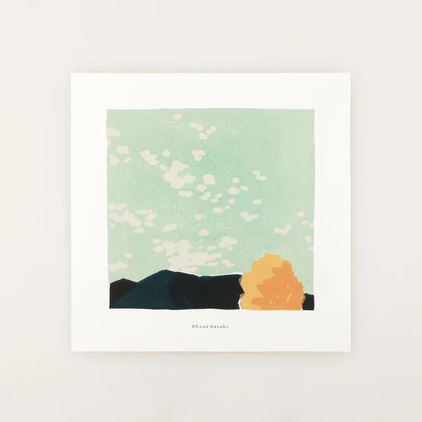 a good view 朝の待ちあわせ 30x30cm 北欧 アートポスター 国内外の優れたアート作品をキュレーションするa good viewのコレクション。 テキスタイルメーカー、QUARTER REPORTがスタートさせたアートポスタ...