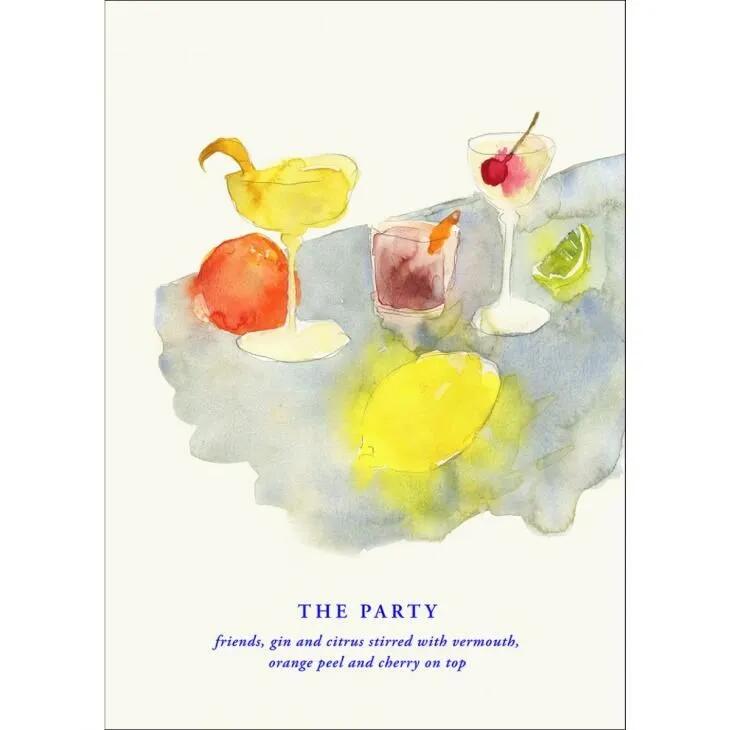 PAPER COLLECTIVETHE PARTY (ALL THE WAY TO PARIS)30x40cm アートプリント/アートポスター 北欧 シンプル デンマーク・コペンハーゲンのPaper Collectiveによるポスター・コレ...