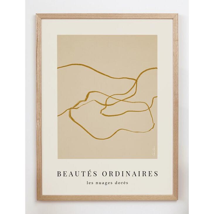 CARO CARO PRINTSPencil Drawing Art Print (ABST-17)アートプリント/アートポスター (30x40cm) 北欧 アブストラクト ハンガリーのCaro Caro Printsによる美しいアートポス...