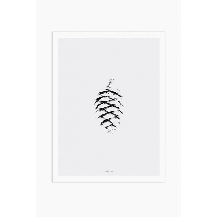 MICUSHMINIMALIST PINE CONE ART PRINT (30x40cm)アートプリント ポスター シンプル インテリア おしゃれ イスラエルのブランド、Micushによるアート。 イスラエルの都市、Tel Avivをベー...