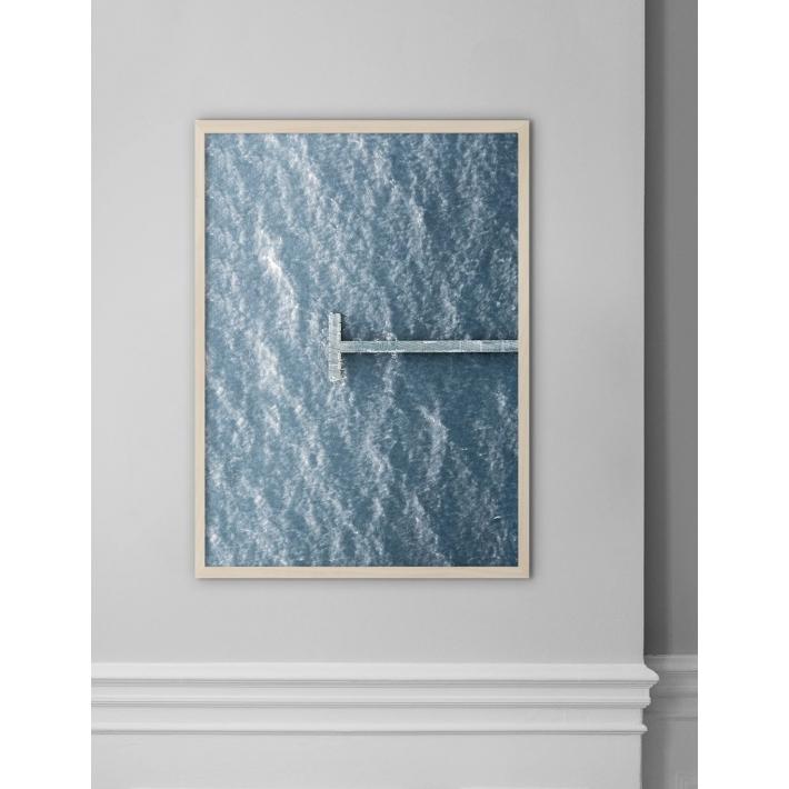 NOUROMWINTER SEA #3, DALABAD SWEDEN (50x70cm)北欧 ポスター スウェーデン アート アートポスター スウェーデン・トレレボリのデザイン・オフィス、Nouromによるアートプリント。 スウェーデン南...