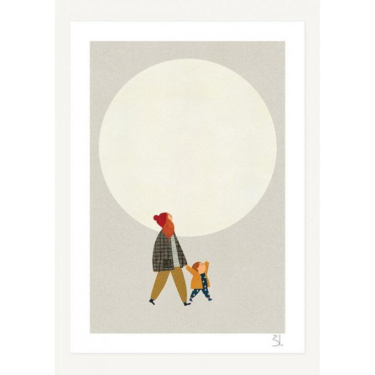 BLANCA GOMEZUNDER THE MOONA4 アートプリント/ポスター 【メール便送料無料】スペインからBlanca Gomezのポスターが入荷！ Human Empireにも作品を提供しているスペインのBlanca Gomez...