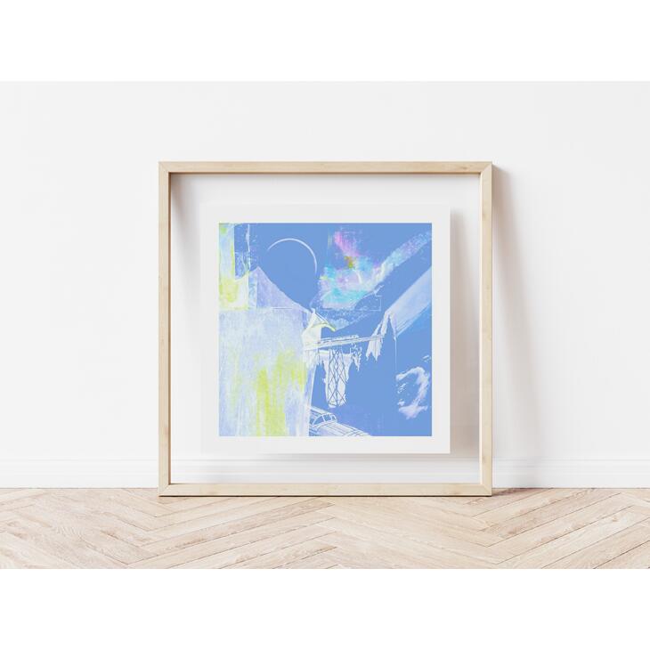 Tania SlothClose Collage 150x50cm アートポスター 北欧 デンマーク アブストラクト 正方形アート コペンハーゲンの女性アート作家によるアブストラクトアート。 Tania Slothは絵画、ドローイング、デジ...