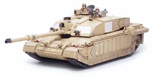 全長=334mm　写真はキットを組み立て、塗装したものです【チャレンジャー2について】湾岸戦争で実力を証明したイギリス主力戦車チャレンジャー1、その完成度を一段と高めた進化タイプがチャレンジャー2です。新設計となった砲塔には第2世代のチョー...