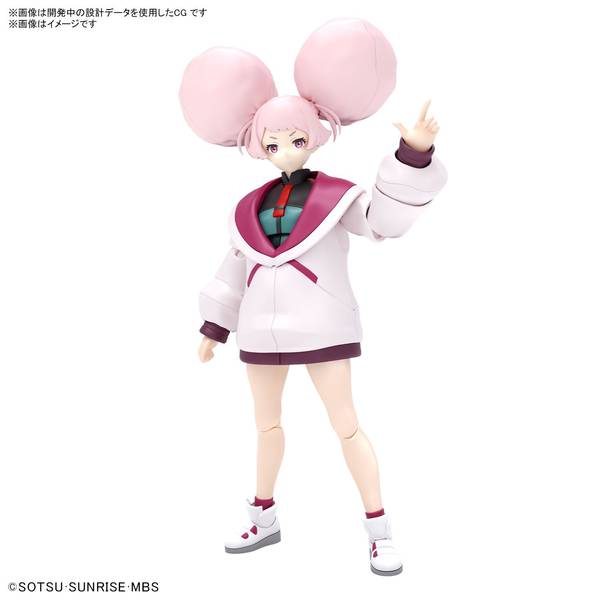 ガンダムシリーズ最新作『機動戦士ガンダム 水星の魔女』より、チュアチュリー・パンランチがFigure-rise Standardシリーズにラインアップ！■豊富な表情はタンポ印刷済みパーツ1種と、水転写式デカール用パーツ2種で再現。チュチュの...