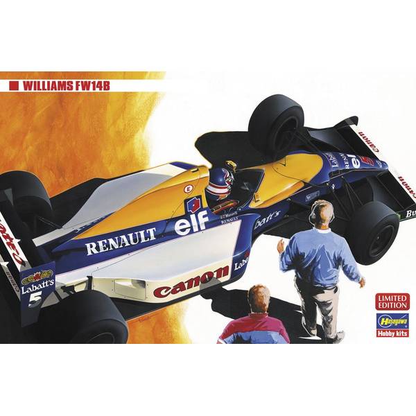 1992年 F1世界選手権を制した、マンセルのFW14Bを再現！カウルパーツカラーはホワイト。デカール(マーキング)1992年F1世界選手権 出場車 ウィリアムズ グランプリ エンジニアリング チーム(総合1位) Car No.5 ドライバ...