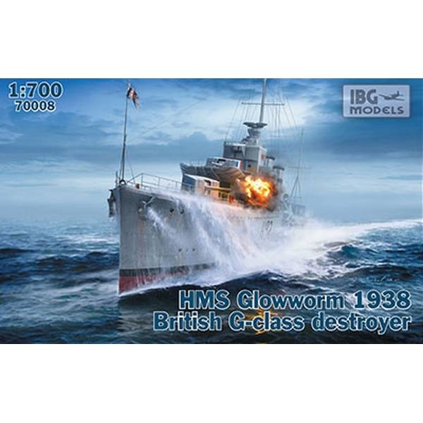 英国・ソーニクロフト社で建造され1936年に就役。全長98.5m・排水量1370トン・蒸気タービン3基2軸・速力36ノット4.7インチMk.IX単装砲4基・5連装魚雷発射管2基・爆雷20個G級駆逐艦の1隻。就役後スペイン内戦の監視任務に従事...