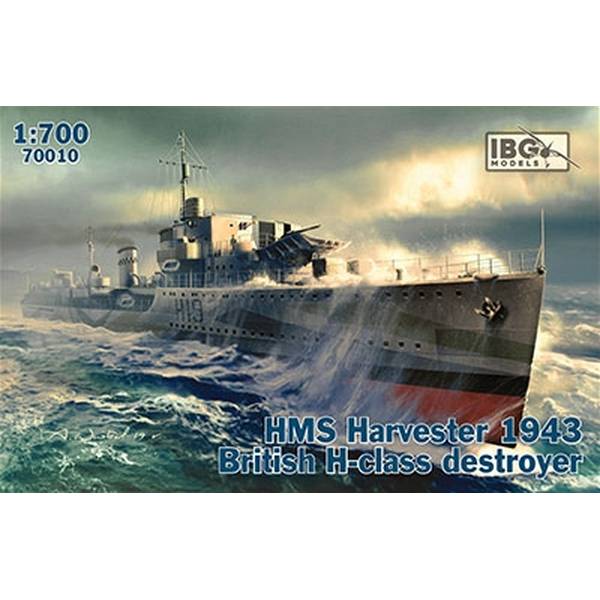 英国・ビッカース・アームストロング社でブラジル向けのフルアとして建造されたが1939年イギリスが買収。全長98.5m・排水量1340トン・蒸気タービン3基2軸・速力36ノット4.7インチMk.IX単装砲4基・4連装魚雷発射管2基・爆雷20個...