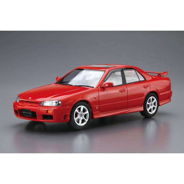 DRIVING BODY&NEO STRAIGHT61998年に登場した10代目ER34スカイラインの4ドアターボ仕様を再現前期/後期のコンパチキット窓枠マスキングシール付属スケール：1/24形態：スケールモデルメーカー型番：4905083...