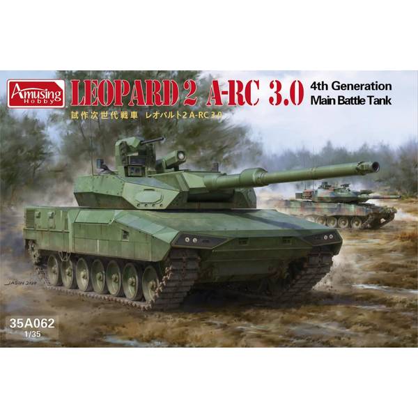 レオパルト2 A-RC3.0はKNDS社(KMW+Nexter Defence Systems)がレオパルト2を改修した車輛です。対戦車ミサイルやT-14 アルマータなど、従来の装備では対処が難しい兵器へ抗する為のアップグレードが施されてい...