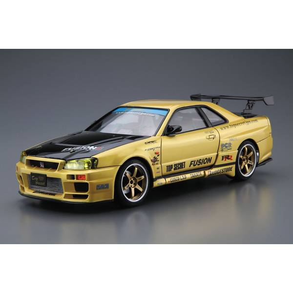 トップシークレットのエアロ仕様●フロントバンパースポイラー●フロントアンダーディフューザー●サイドステップ●GT-2リアウイング●カーボンボンネット●マフラー●カーボンリアディフューザー●窓枠マスキングシール付属※掲載されている画像は試作品...