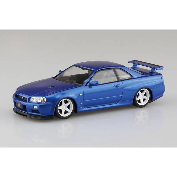 R34 GT-Rにカスタムホイールが仲間入り!R34型 GT-Rにカスタムホイール仕様が追加。18インチ設定のカスタムホイールとカスタムタイヤで迫力のある仕上がり。ボディ色ごとに付属のホイールカラーが異なります。パーツ点数29点のお手軽モデ...