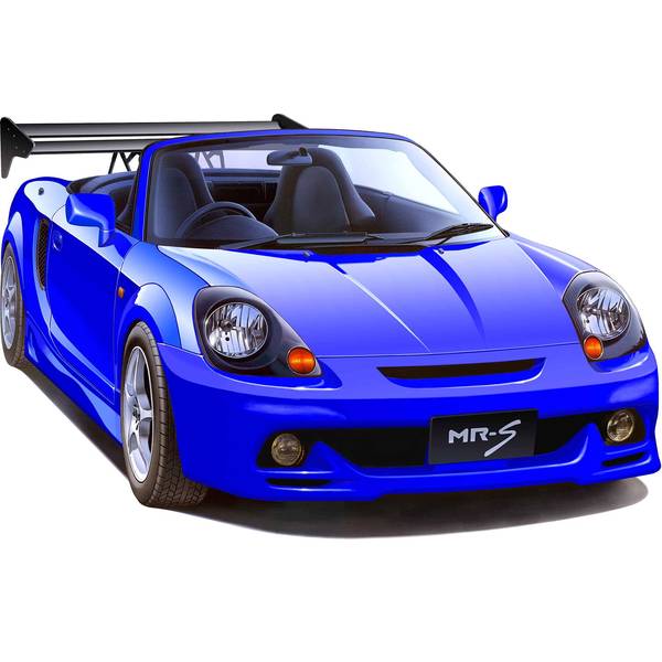 MR-Sにエアロパーツが付属して復刻登場！□リアウィングパーツを封入。□ホイールは純正タイプで、メッキ調の成形色で再現。□フロントグリル再現用のメッシュを封入。型紙に合わせてカットして取り付けることができます。□デカールにはロゴやナンバープ...