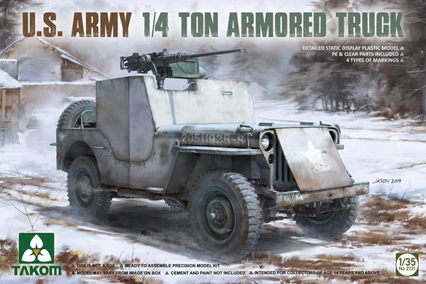 1940年にアメリカ陸軍の要請により開発開始、翌1941年から実戦投入開始された小型四輪駆動車で、大戦中には64万台以上生産され、第二次世界大戦を勝利に導いた兵器として挙げられることも多い米軍の重要な車両です。今回リリースされる本キットでは...