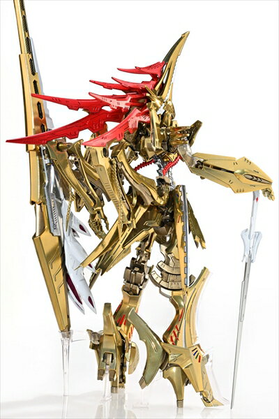 星団暦2988年に登場した黄金のGTM。天照王朝とミラージュ騎士団の旗騎。B型ミラージュの「ツァラトウストラ・アプターブリンガー」と同じティティン・フレームに「ハ一閃1014エンジン」を両脚に1基ずつ2基搭載している。全身を黄金ラミネートさ...