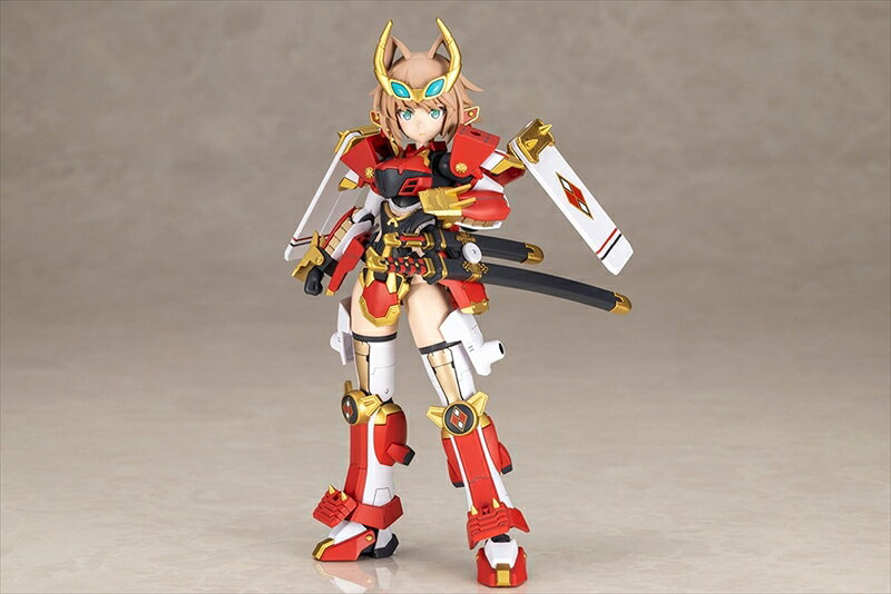 コトブキヤオリジナルコンテンツ、フレームアームズ・ガール「信玄改」日本を代表するメカニックデザイナー大河原邦男氏のデザインによるフレームアームズを、島田フミカネ氏が美少女化したイラストをもとに立体化しました。【商品仕様】・新規カラーの強化装...