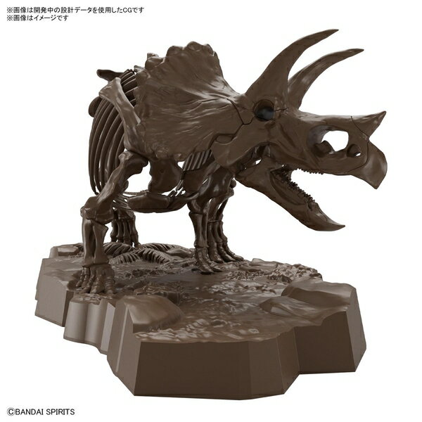 “化石”という太古の記憶から“生”を想像するImaginary Skeletonシリーズより、正統派骨格モデル第2弾としてトリケラトプスが登場！■全長約23cm。生物学に基づいた最新の学説からトリケラトプスの自然な動きをイメージし、その瞬間...