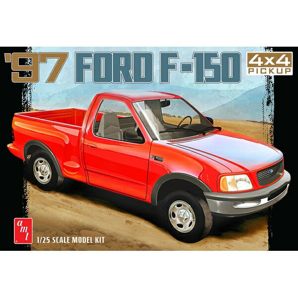 モデルは1997年型の10代目フォードF-150ピックアップを1/25スケールで再現したプラスチックモデル組み立てキットです。大きくモデルチェンジした丸みを帯びたボディスタイルをしっかりとモデル化。2ドアピックアップのフレアサイドタイプを再...