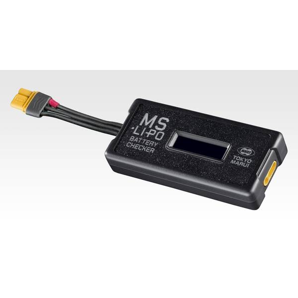 各種データを表示東京マルイ『MS・Li-Poバッテリー』に接続すると、電圧を表示。さらに『MS・Li-Po セーフティチャージャー』にも接続すると、充電電流、バッテリー電圧(充電/放電時)、充電容量(※)、充電/放電経過時間などを表示します...