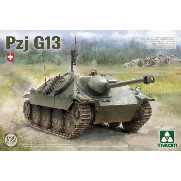 Pzj G-13 駆逐戦車はドイツが第2次世界大戦末期にチェコで開発・生産したヘッツァー駆逐戦車の改良型です。大戦後再び独立国家に戻ったチェコスロヴァキアは外貨獲得の手段として、海外に対しヘッツァー駆逐戦車の売り込みを行いました。1930年...