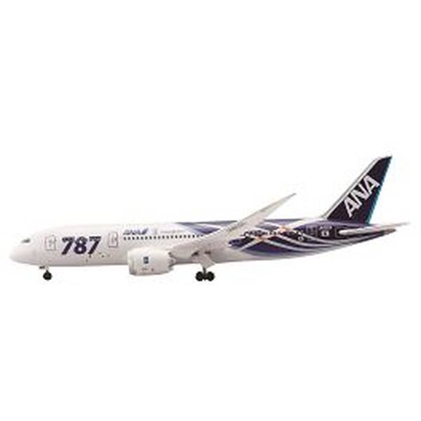 BOEING 787はANA国内線・国際線に活躍する主力機材です。BOEING 787-8は計36機がデリバリーされました。JA802Aは登場時の特別塗装です。●素材：ABS樹脂●全長約14.18cm●プラスチックスタンド　付属●ドアコーシ...