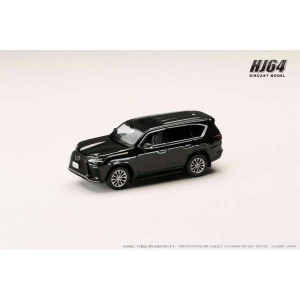 ※画像はイメージです■素材：ダイキャスト(亜鉛合金)/ABS /ホビージャパンの1/64ダイキャストシリーズ"HJ64"から1/64 レクサス LX600 Fスポーツの登場です。内装はブラックとなります。製品にはクリアケースと台座が付属しま...