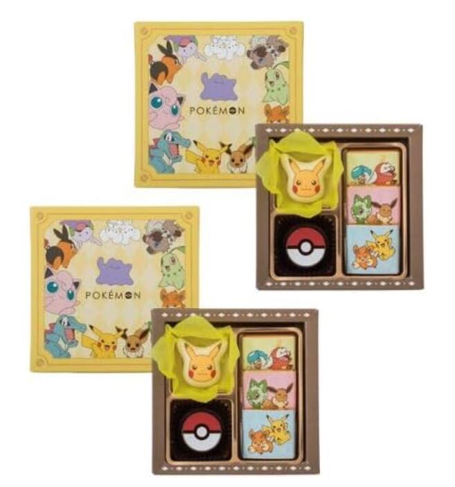 ＜商品説明＞ ピカチュウやモンスターボールなどをデザインした チョコレートの詰め合わせです。 ＜味説明＞ ホワイトチョコで仕上げたクリーミーな甘さのピカチュウ型チョコを中心に、キャラメルの甘さに塩味がアクセントのモンスターボールデザインのチ...