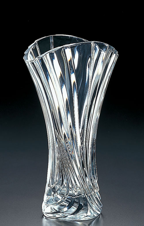 サイズ　105×高さ204・最大径105mm 材質　ソーダライムガラス(ファインクリア) マシンメイド／日本製