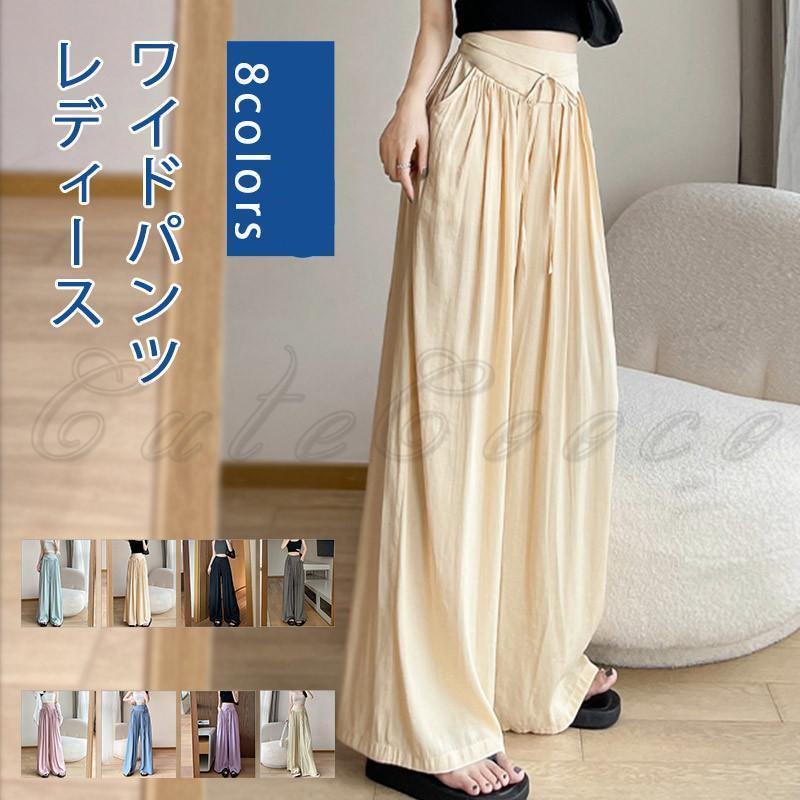 ウエストゴム＆たっぷりストレッチで楽ちんな、新作ワイド?パンツが登場する。たっぷり伸びるストレッチ、サラッと快適な肌触りです。シワになりにくく、ホコリも付きにくい生地感だからお手入れも簡単です。普段のお出かけからオフィスシーンまで幅広く着れ...