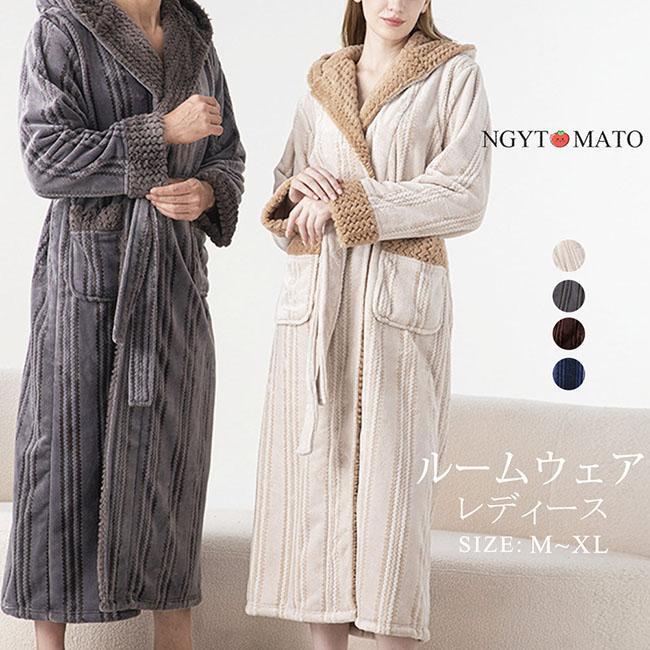 柔らかな生地感で体全体を包み込む。 体に合わせて調節できる腰ひも仕様です。厚めのガウンバスローブなので、お風呂上りの冷えから体をしっかりと守ります。毛足が長くもふもふの質感、空気をたっぷり含むので温かさ抜群！寒がりさんオススメです。ふわふわ...