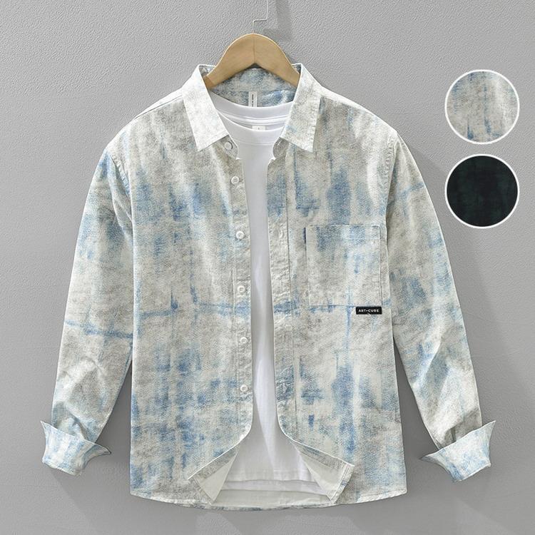 カジュアルシャツ 秋服 秋物 シャツ トップス 長袖シャツ 100%綿 総柄 メンズ ファッション 父の日[素材]100%綿[原産国] 中国※イメージ画像にて着用していますtシャツや飾りなどは含みません。※画像の商品はサンプルです。実際の商...