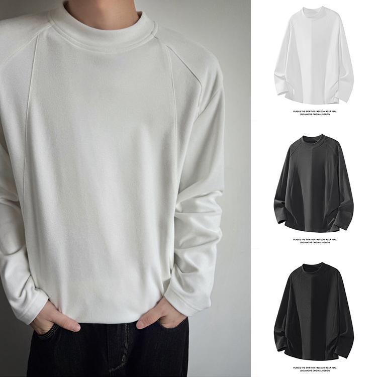tシャツ トップス 起毛 クルーネック 長袖Tシャツ きれいめ 防寒 秋服 秋物 メンズ 2025 秋冬暖かな着心地となめらかな肌触りにするために起毛を施しています。老若男女問わず着用しやすい「シンプルさ」が持ち味のカットソー。トップスから...