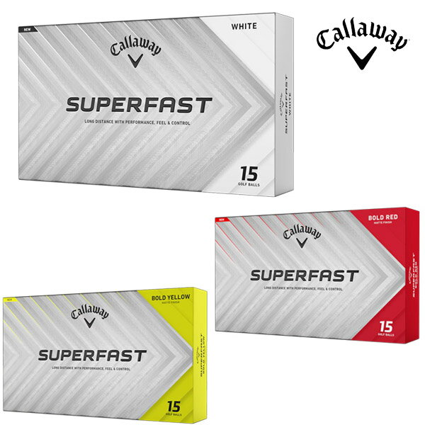 SUPERFASTボール 日本初登場の飛距離重視型モデル パッケージは目新しい15個入り！ アメリカではすでにラインアップされてきている「SUPERFASTボール」が、日本初上陸です。何よりユニークなのがパッケージで、通常の1ダース12個入...