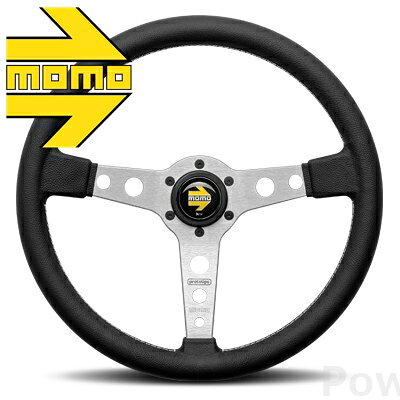 商品詳細メーカー：MOMO (モモ) 【正規品】商品：PROTOTIPO SILVER (プロトタイプ シルバー 370)品番：P-7【商品説明】日本では1973年から販売しているMOMOの象徴的なステアリング「PROTOTIPO（プロトタ...