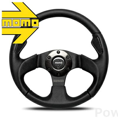 商品詳細メーカー：MOMO (モモ) 【正規品】商品：JET (ジェット 320mm)品番：J-1【仕様】外径 320mmグリップ：ブラックレザー(一部エアーレザー)、カーボンインサートスポーク：ブラックセンターリング：カーボン 画像につい...