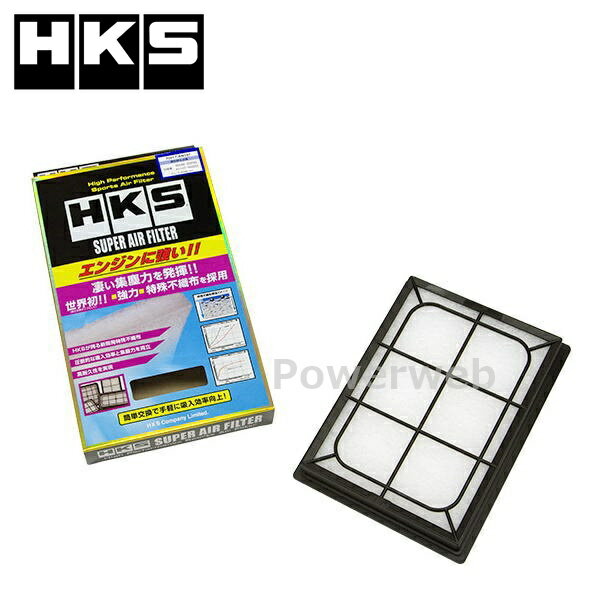 ■商品詳細メーカー：HKS (エイチケーエス)商品：SUPER AIR FILTER (スーパーエアフィルター)品番：70017-AN107■概要新開発不織布フィルターをメイン素材に採用した新しい純正交換タイプエアフィルター。集塵性能と低抵...