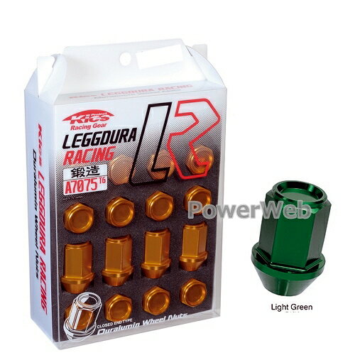 ■商品詳細メーカー：KYO-EI (キョーエイ 協永産業)商品：LEGGDURA RACING Nut Set (レデューラレーシング ナットセット 35mm 16個)品番：KIN16Eサイズ：M12×P1.5 19HEX取付座：テーパー6...