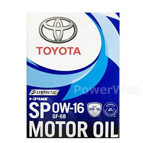 ■商品詳細メーカー：トヨタ純正オイル商品：SP 0W-16粘度：0W-16規格：SP種類：エンジンオイル容量：4L■納期について・商品はメーカーさんより、お取り寄せ販売となります。・お手配後、入荷までに約2〜4営業日(土・日・祝日・その他メ...