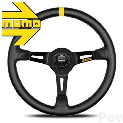 ■商品詳細メーカー：MOMO (モモ) 【正規品】商品：MOD.08 330mm LEATHER/BLACK SPOKE (モデル08 330mm レザー/ブラックスポーク)品番：M-68【商品説明】ディープコーンタイプステアリングで圧倒的...