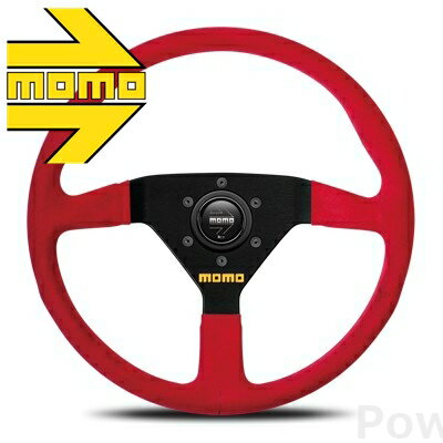 ■商品詳細メーカー：MOMO (モモ) 【正規品】商品：MOD.78 RED SUEDE (モデル78　レッドスエード 350mm)品番：M-64【仕様】外径 343mmDish 37mmグリップ：レッドスエードスポーク：ブラック■納期につ...
