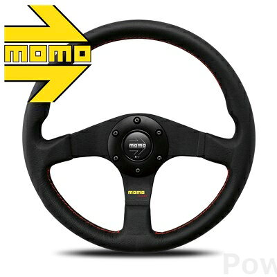 ■商品詳細メーカー：MOMO (モモ) 【正規品】商品：TUNER BLACK (チューナー ブラックスポーク 320mm)品番：T-13【仕様】外径 320mmDish 46mmグリップ：ブラックレザー、レッドステッチスポーク：ブラックセ...