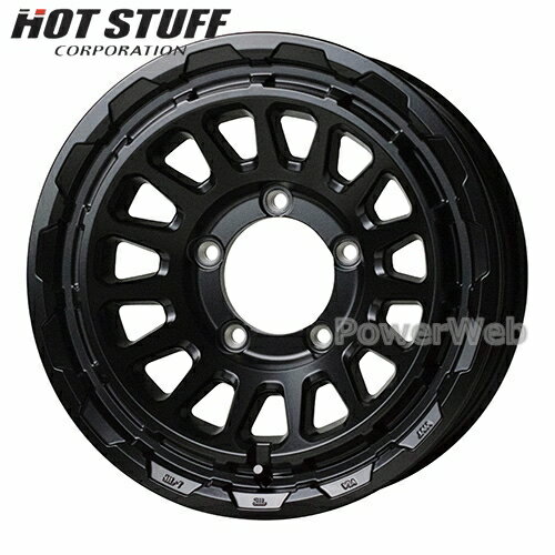 ■商品詳細メーカー名：HOT STUFF (ホットスタッフ)商品名：BARKLEY HARDROCK RIZARD (バークレイ ハードロック リザード)カラー：セミグロスブラック (GB)サイズ：16インチ 5.5J PCD:139.7 ...