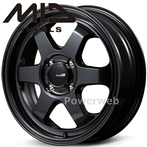■商品詳細メーカー名：MID (マルカサービス)商品名：MID RACING R06サイズ：16インチ 7.0J PCD:100 穴数:4 inset:35カラー：クリスタルブラックハブ径：φ67.1対応ボルト：M12■適合に関しまして・純...