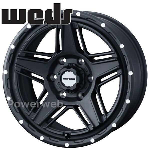 ■商品詳細メーカー：Weds (ウェッズ)商品名：MUD VANCE 07 (マッド ヴァンス 07)サイズ：15インチ 6.0J PCD:139.7 穴数:6 inset:33カラー：フルマットブラック (FMBK)ハブ径：106φ規格：...