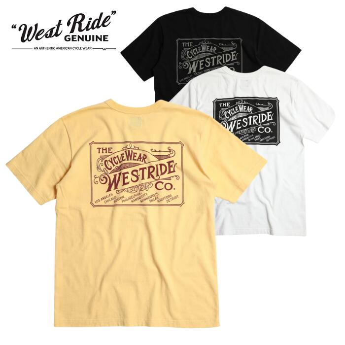 WESTRIDE PT.TEE.25-01 30-40’Sの旧き良きアドバタイズ調にまとめ上げた、シンプルながら威風堂々とした存在感を放つPSYCHO氏による新作メイングラフィック。ブランドネームの下部には全米各部の都市名が並び、時と共によ...