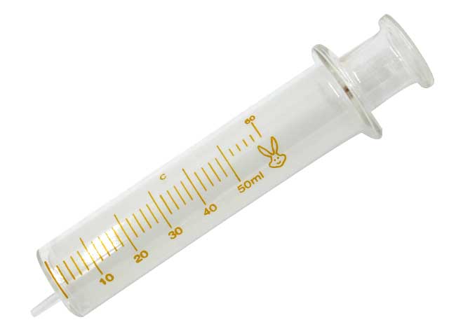 【商品の仕様】 容量：50ml サイズ：18.7×5×5(cm) 本数：2本 医療用ではありません。医療行為では使えません。 ガラスで作られた多目的用シリンジ50ml 2本セットです。 有機溶媒の注入用など、研究・実験等の工業用途にご利用く...