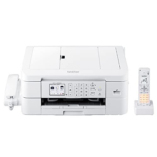 ・機能:プリント/コピー/スキャン/ファクス/コードレス電話機対応、タッチパネル液晶:2.7型、前面給紙、手差しトレイ(1枚)、ADF(自動原稿送り装置):最大20枚、自動両面プリント対応、レーベル印刷対応(CD・DVD・BDなどにプリント...