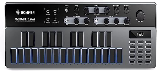 シンプルな操作体系Donner Essential B1には、128種類の電子音楽ジャンルのプリセットと128種類のユーザープログラム可能なプリセットを搭載し、より直感的に自分だけの音楽を作曲することをサポートします。USB-MIDI接続に...