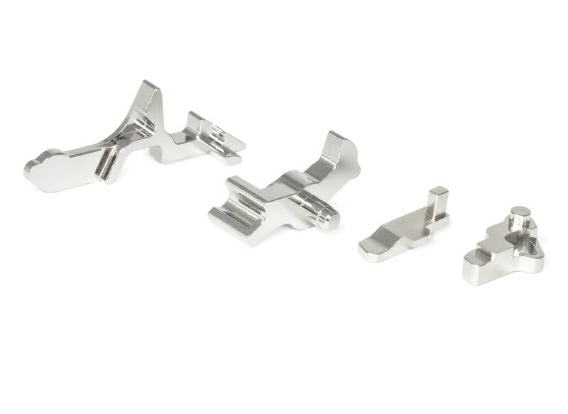 対応機種:東京マルイ ハイキャパ/4.3/5.1/ゴールドマッチ/DOR 主要素材:ステンレススティール セット内容 ステンレスディスコネクター ステンレスハンマーシア ステンレスノッカーロック ステンレスバルブノッカー ※対応機種をご確認...